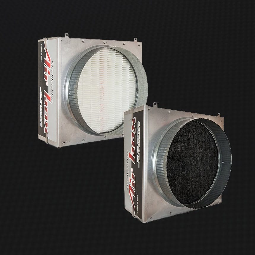 Air Box Filter - High flow, activated carbon filter